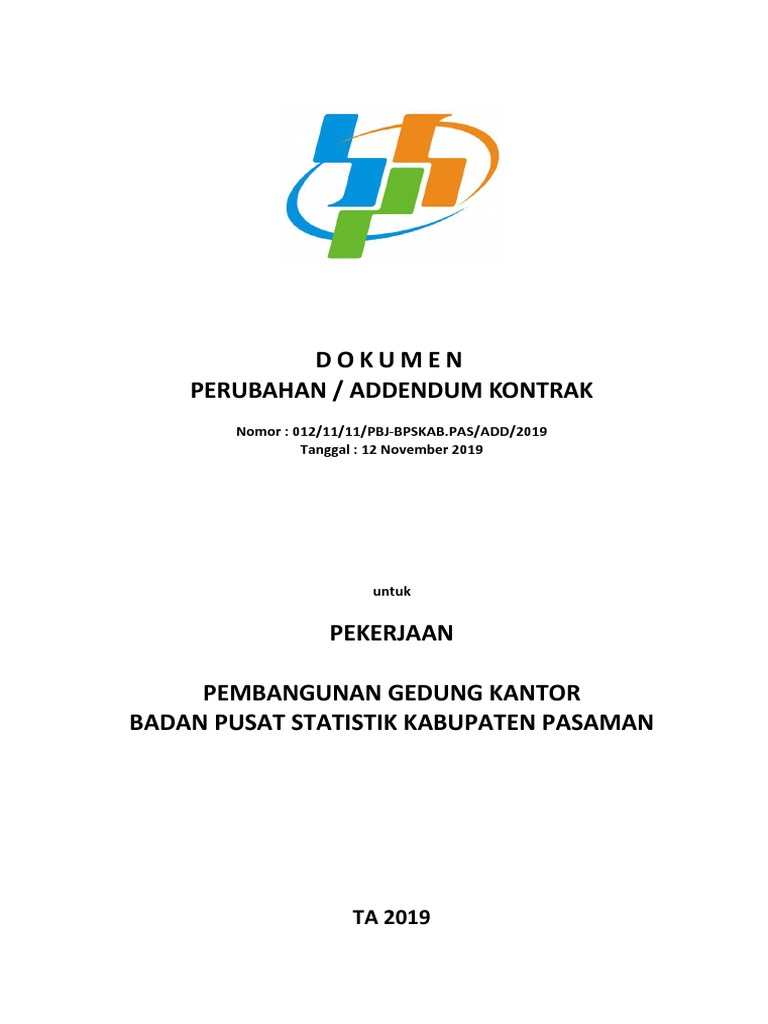 07a Adendum Kontrak | PDF