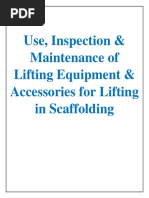 SOP for Safe Lifting Operations | PDF | Elevator | Crane (Machine)