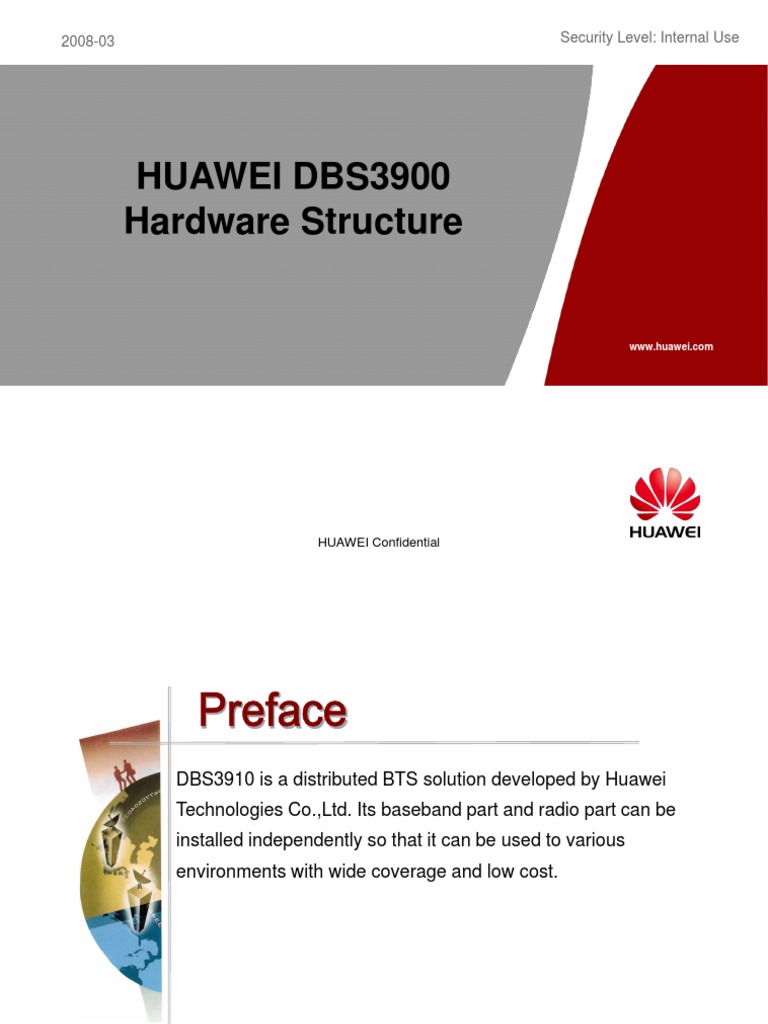 HUAWEI DBS3900 Hardware Structure | PDF | Software Defined Radio | Data ...