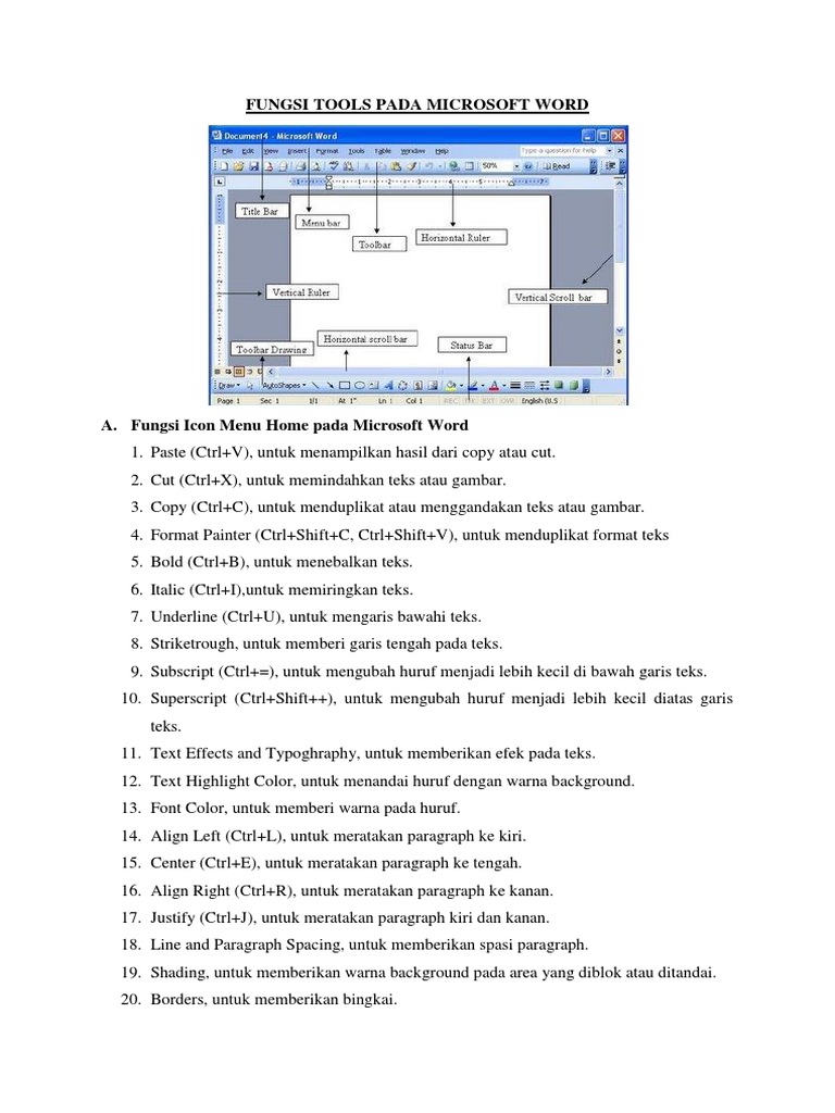 Fungsi Tools di Microsoft Word | PDF | Seni | Komputer