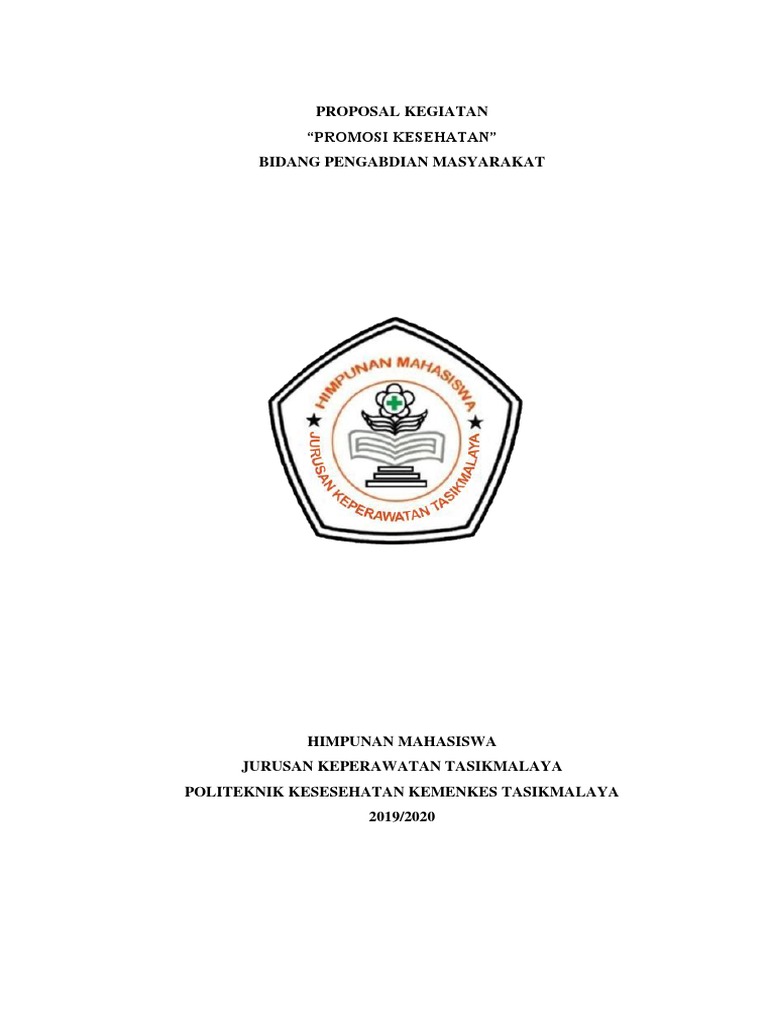 Editing Proposal Kegiatan Promosi Kesehatan | PDF