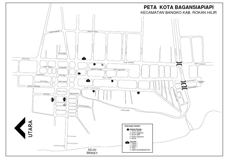 Peta Kota Bagansiapiapi PDF | PDF