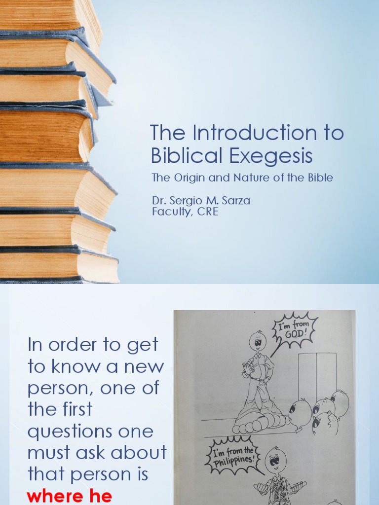Introduction to Biblical Exegesis | PDF | Septuagint | New Testament