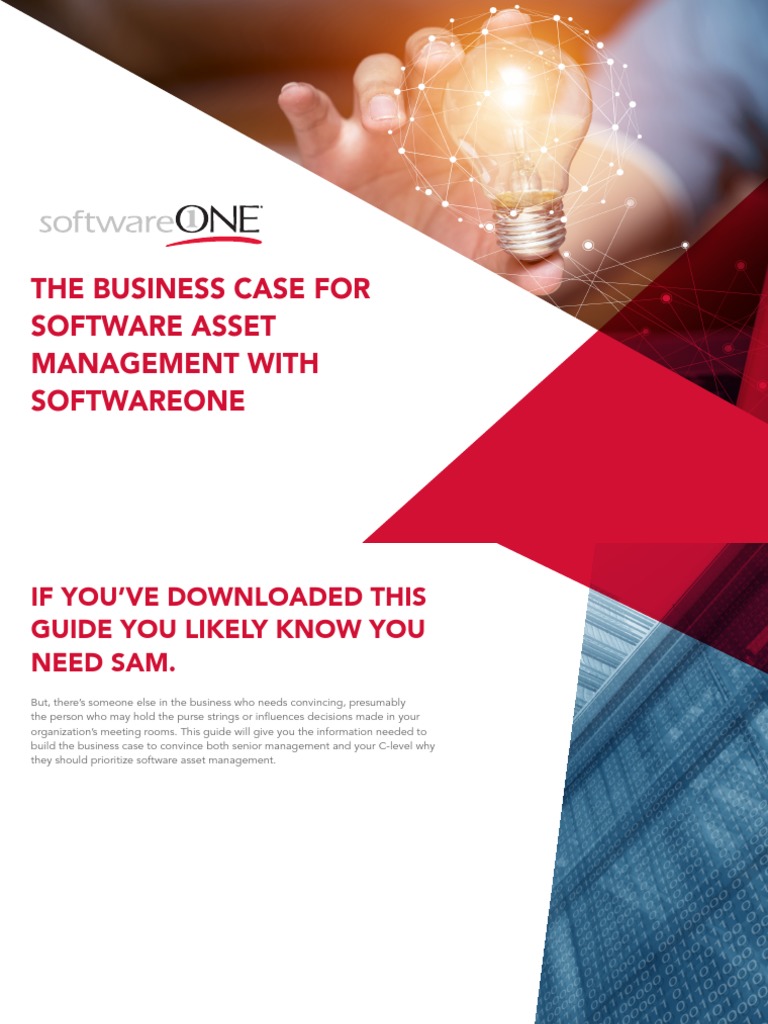 Business Case For Software Asset Management With SoftwareONE Guide ...
