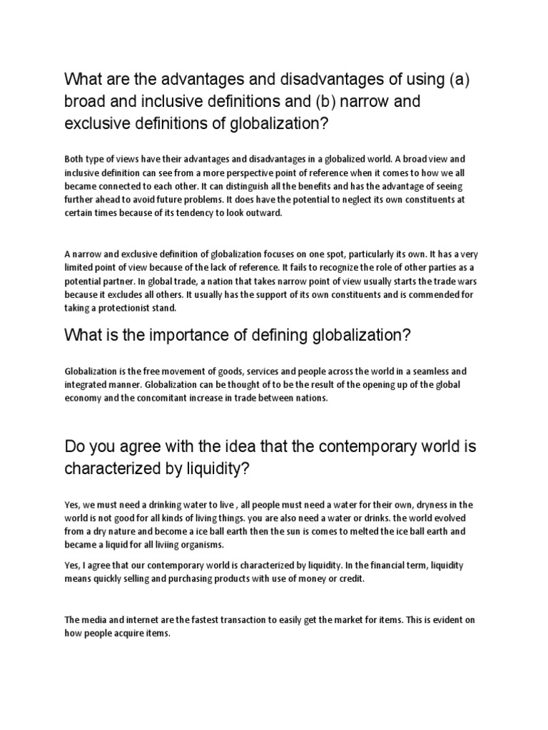 What Are The Advantages and Disadvantages of Using | PDF | Homogeneity ...