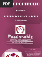 Portfolio On Events Management Services NC III | PDF