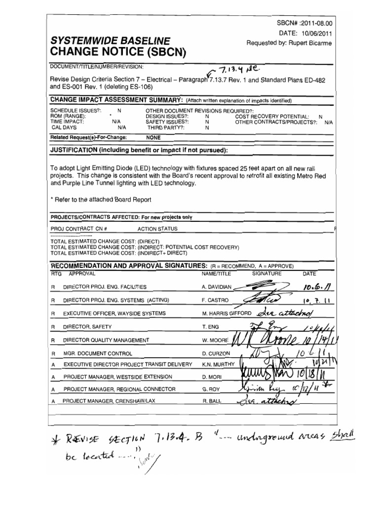 Metro Rail Electrical Design Criteria | PDF | Electrical Wiring ...
