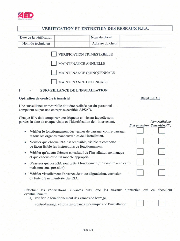 Rapport RIA PDF | PDF