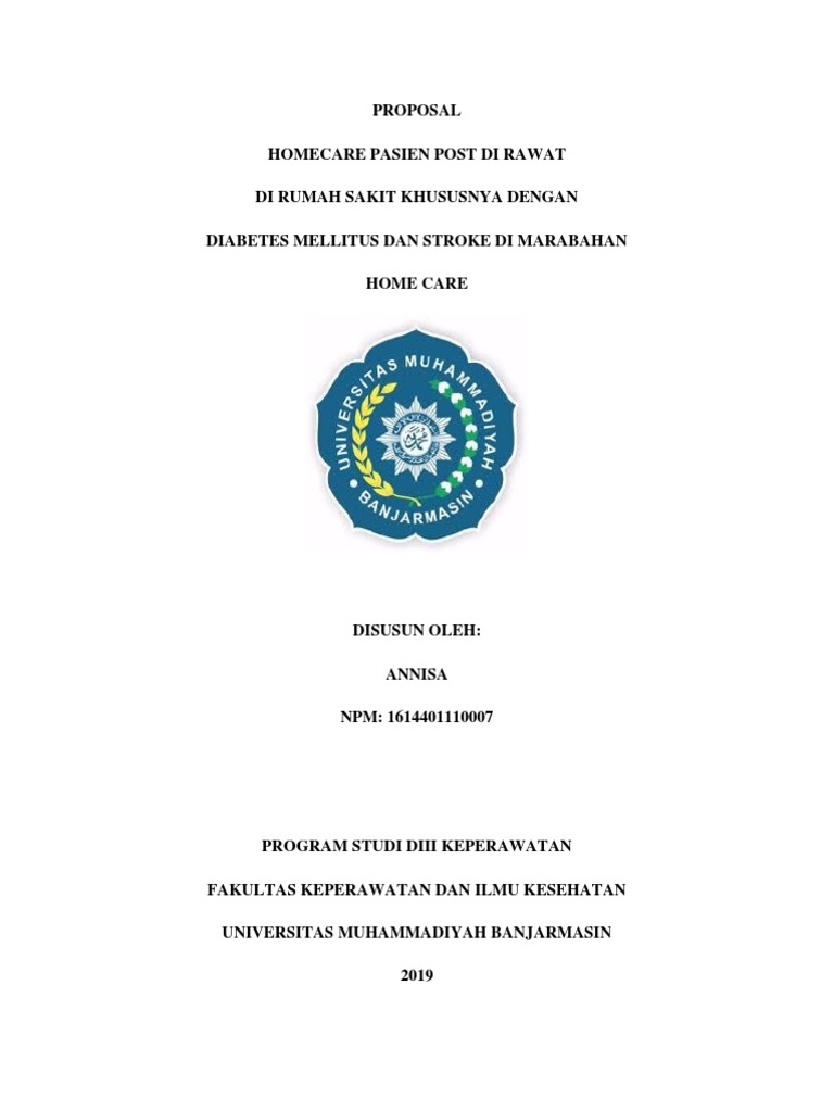 Proposal Homecare (Pak Herman) | PDF | Pengembangan Diri