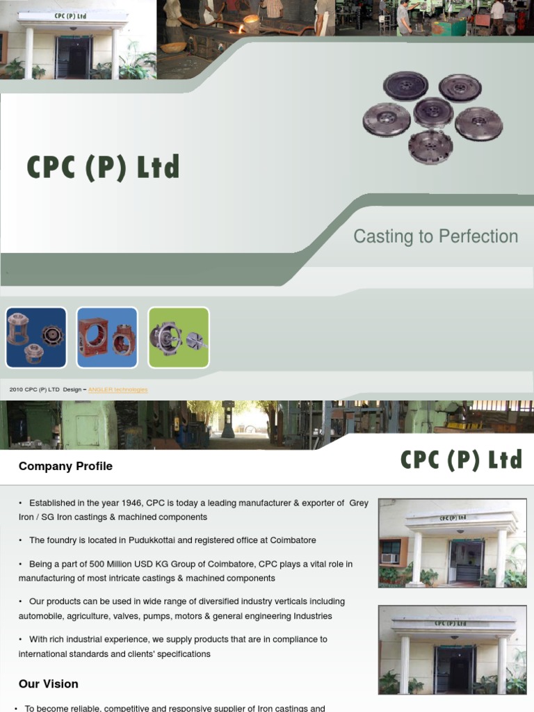 CPC Profile | PDF | Foundry | Machining