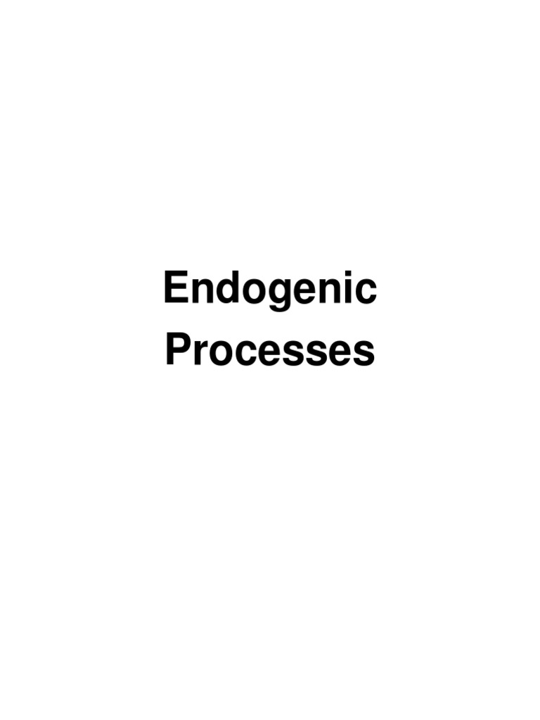 Understanding Endogenic Processes: A Comprehensive Look at Earth's ...