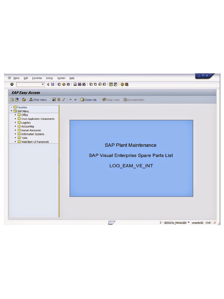 SAP PM Visual Enterprise Spare Parts List How-To | PDF