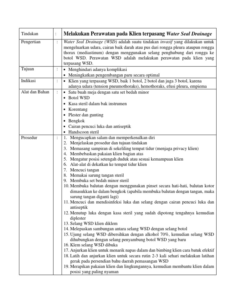 Tindakan WSD, RM Dan NRM | PDF