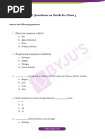 Class 4 Question Paper Science Set 1 | PDF | Water | Natural Environment
