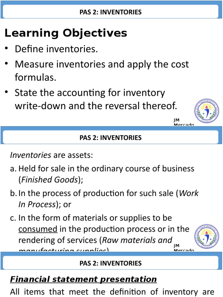 PAS 2 - Inventories | Download Free PDF | Inventory | Accounting