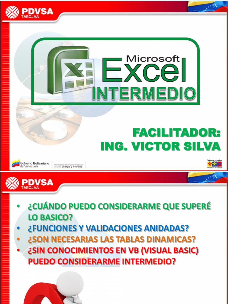 Curso Excel - Intermedio | PDF