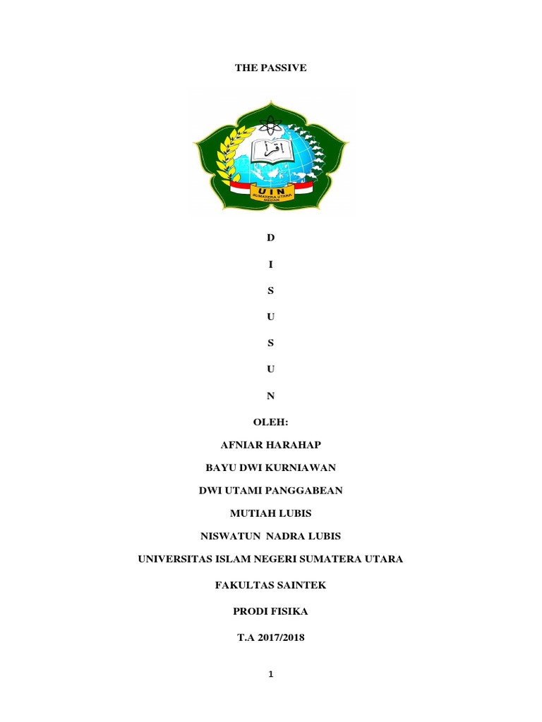 Rumus dan Contoh Passive Voice | PDF