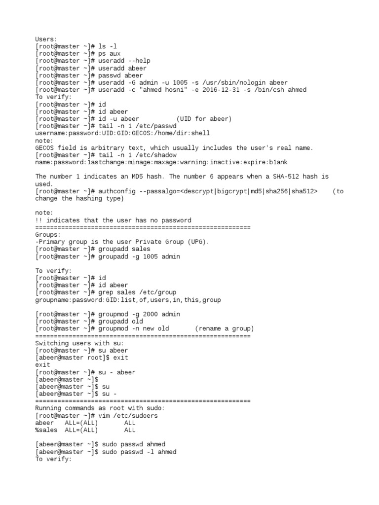 Chapter5 Managing Local Linux Users and Groups | PDF | Superuser | Sudo