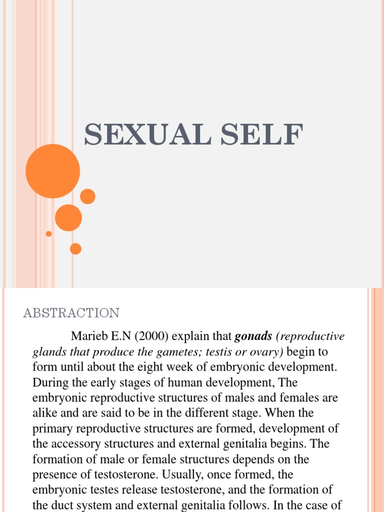 Sexual Self | PDF | Puberty | Orgasm