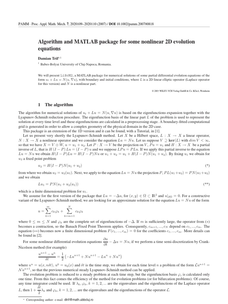 Differential Evolution | PDF | Eigenvalues And Eigenvectors | Applied ...