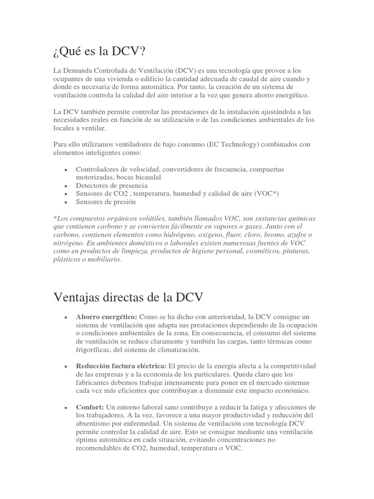 Qué Es La DCV | PDF | Mitigación del cambio climático | Oxígeno