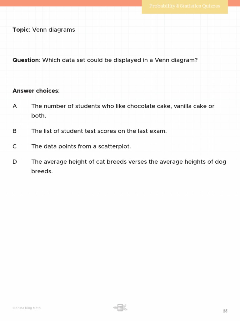 Venn Diagrams | PDF | Dogs | Animals And Humans