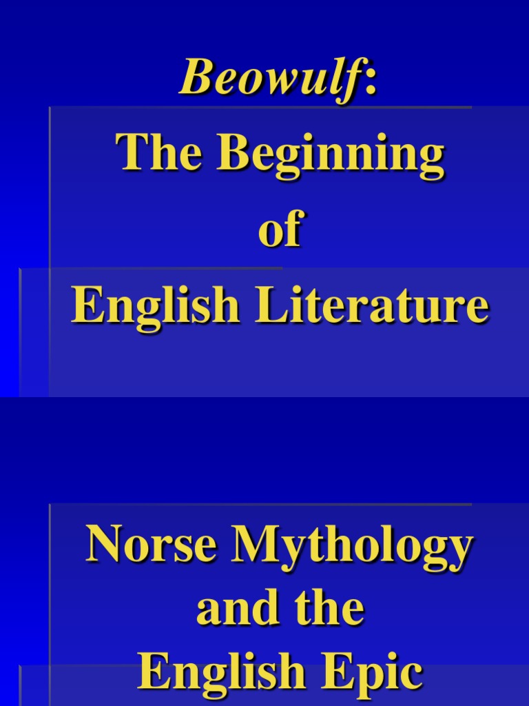 Norse Mythology and Beowulf | PDF | Hero | Beowulf