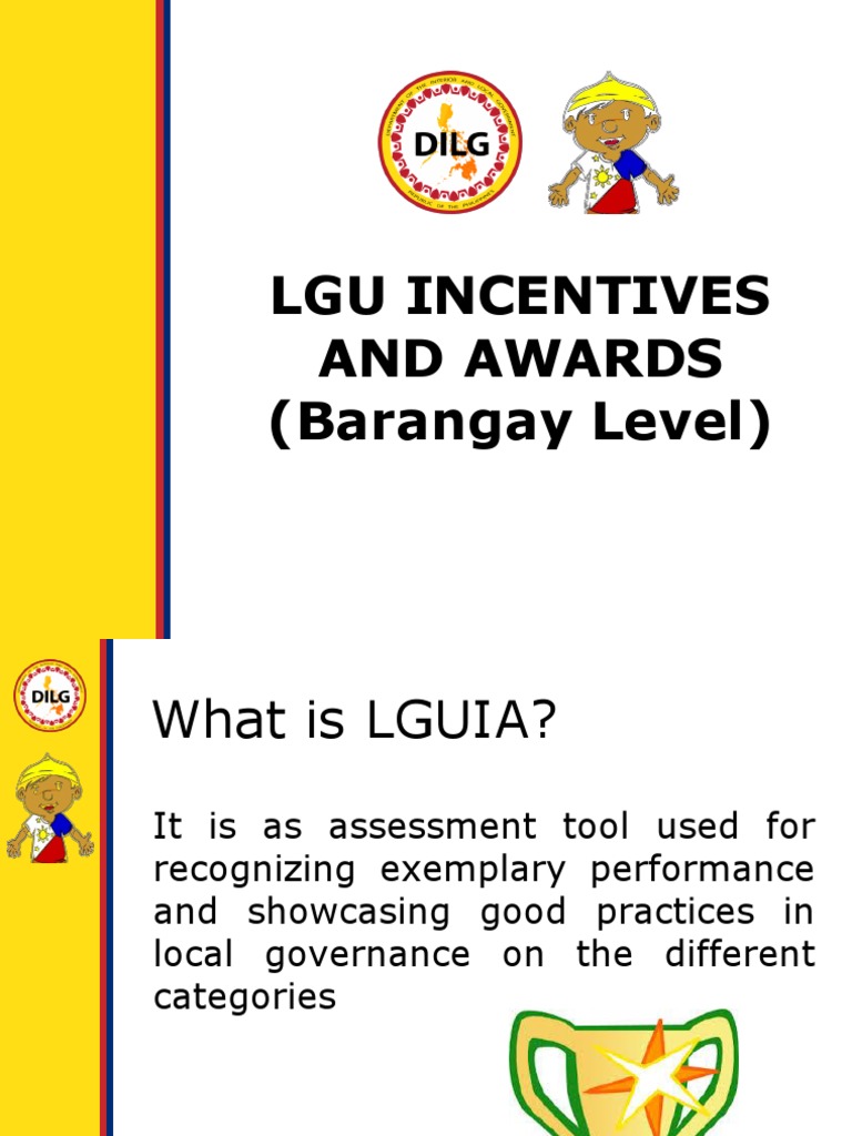 Barangay Incentives and Awards | PDF | Government Information | Government