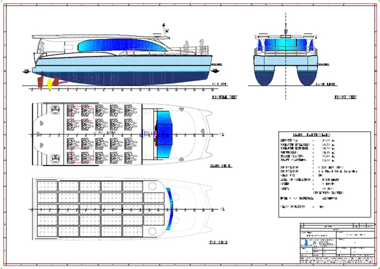Solar Ferry Boat - General Arrangement PDF | PDF