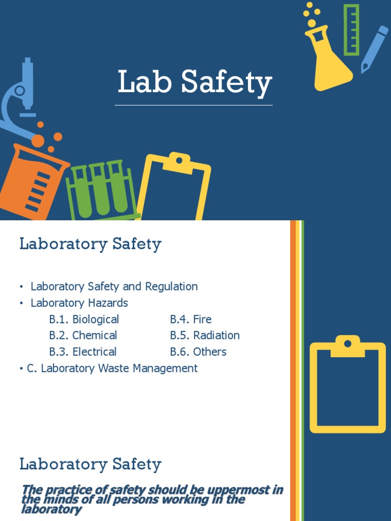 Laboratory Safety and Hazard Laboratory | PDF | Waste | Infection