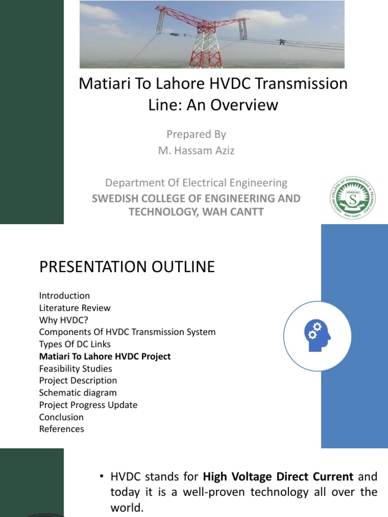 Matiari To Lahore HVDC Transmission Line Project Pakistan | PDF | High Voltage Direct Current ...