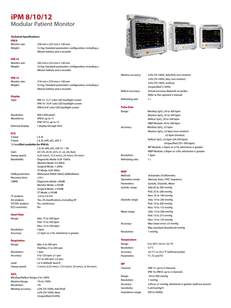 Datasheet iPM Series (ENG) PDF | PDF | Computer Monitor