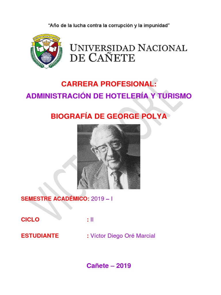 Biografia de George Polya | PDF | Heurístico | Razonamiento inductivo