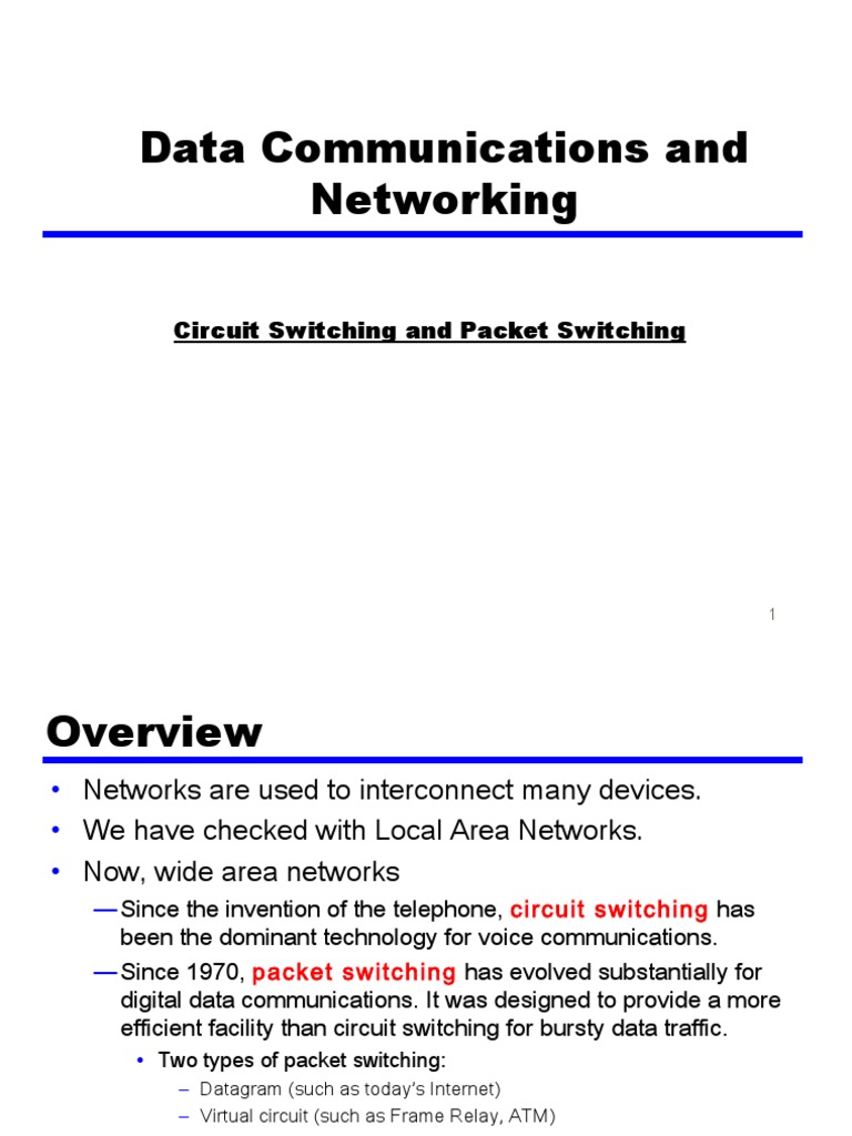Switching Techniques | Download Free PDF | Packet Switching | Computer Network