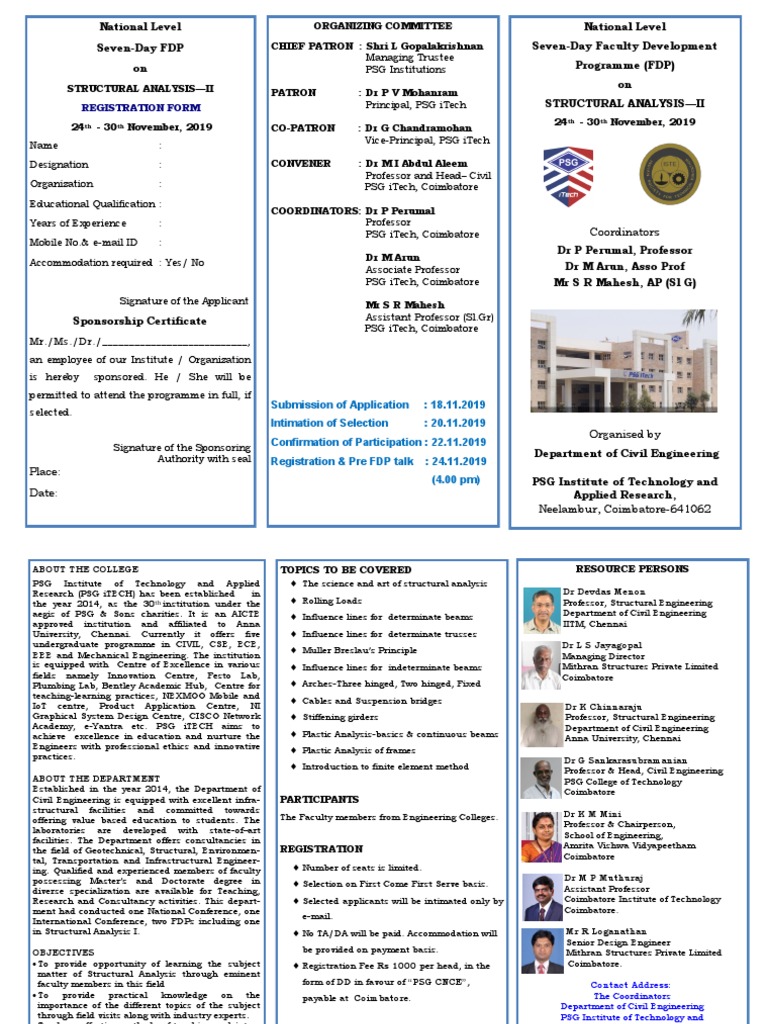 Sa Ii - FDP - Brochure | PDF | Structural Engineering | Engineering