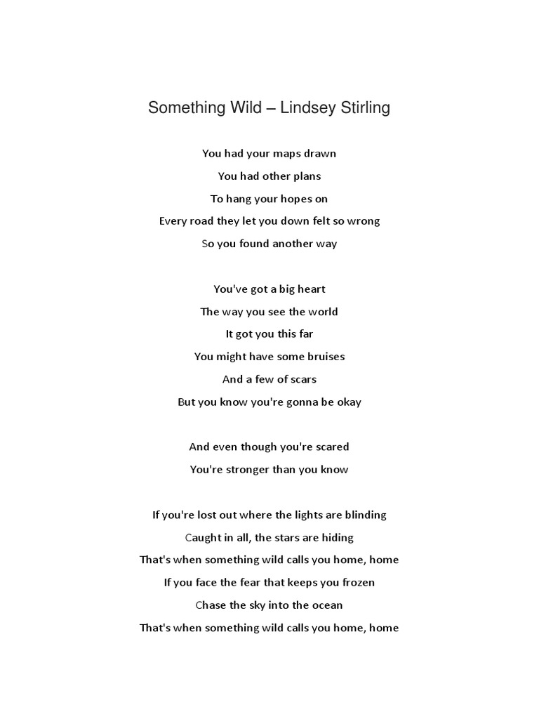 Partitura de Something Wild - Lindsey Stirling | PDF