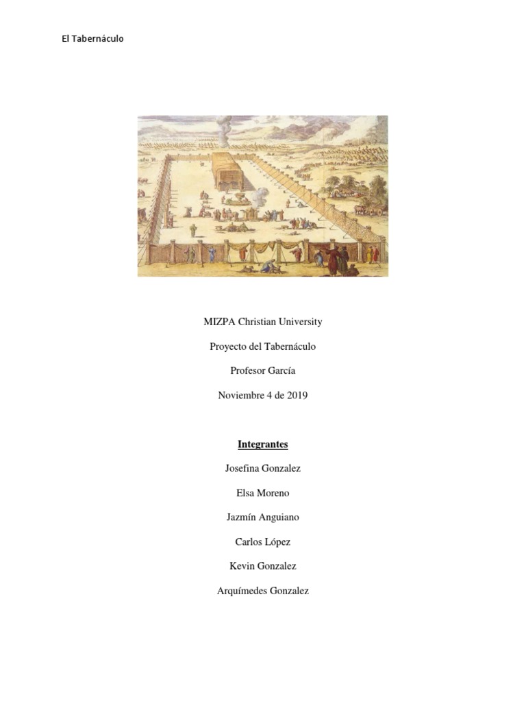 El Lugar Santísimo del Tabernáculo | PDF | Arca de la Alianza | Santo ...