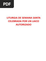 Manual de Celebración de La Palabra Por Un Laico | PDF | eucaristía | Misa (liturgia)