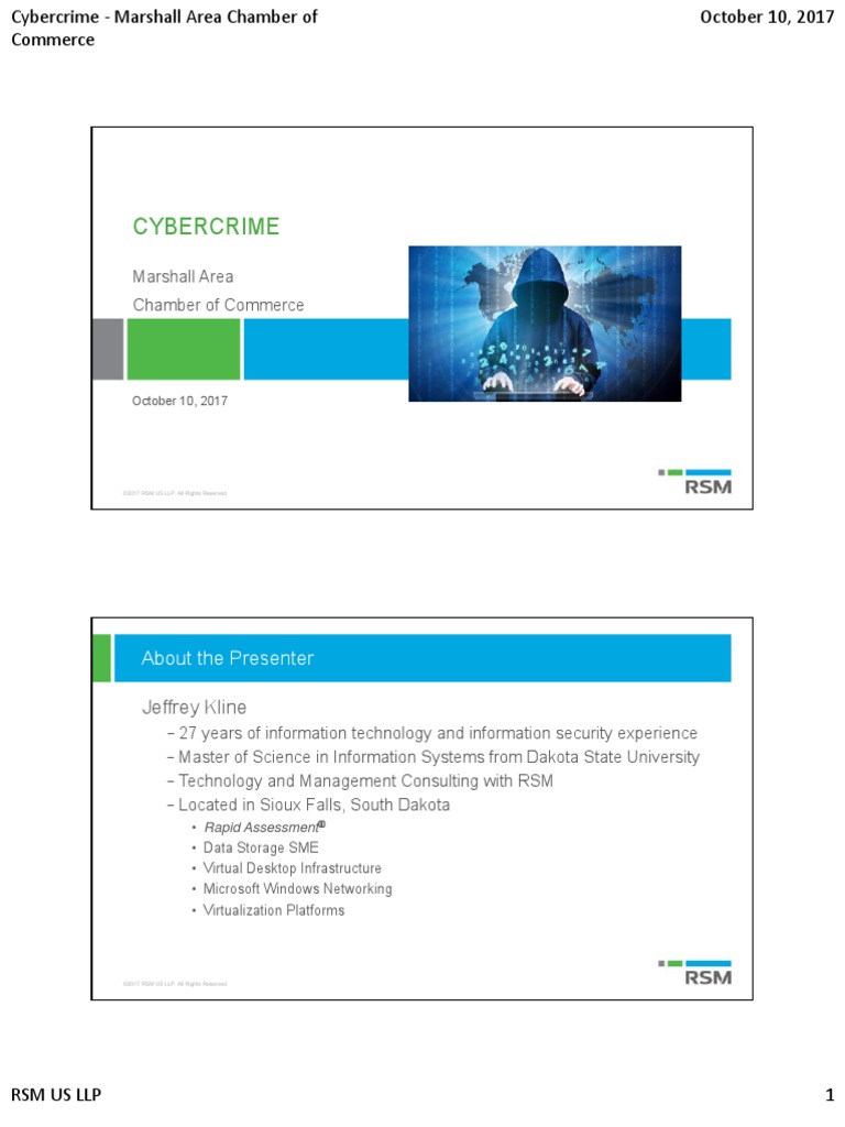 Cybercrime Presentation PDF | PDF | Social Engineering (Security ...