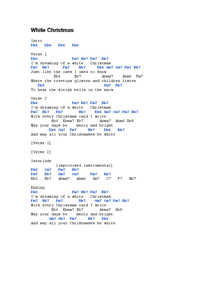 White Christmas PDF | PDF
