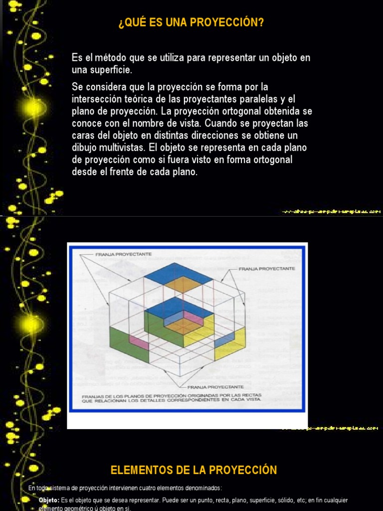 Qué Es Una Proyección Grado 11° | PDF | Espacio | Enseñanza de matemática