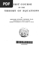 Classical Algebra Theorems & Equations | PDF