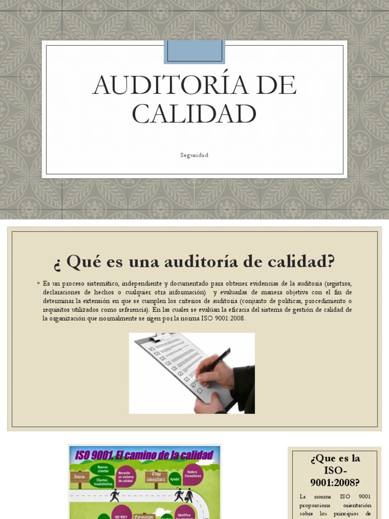 Auditoria de Calidad | Auditoría | Sistema de manejo de calidad