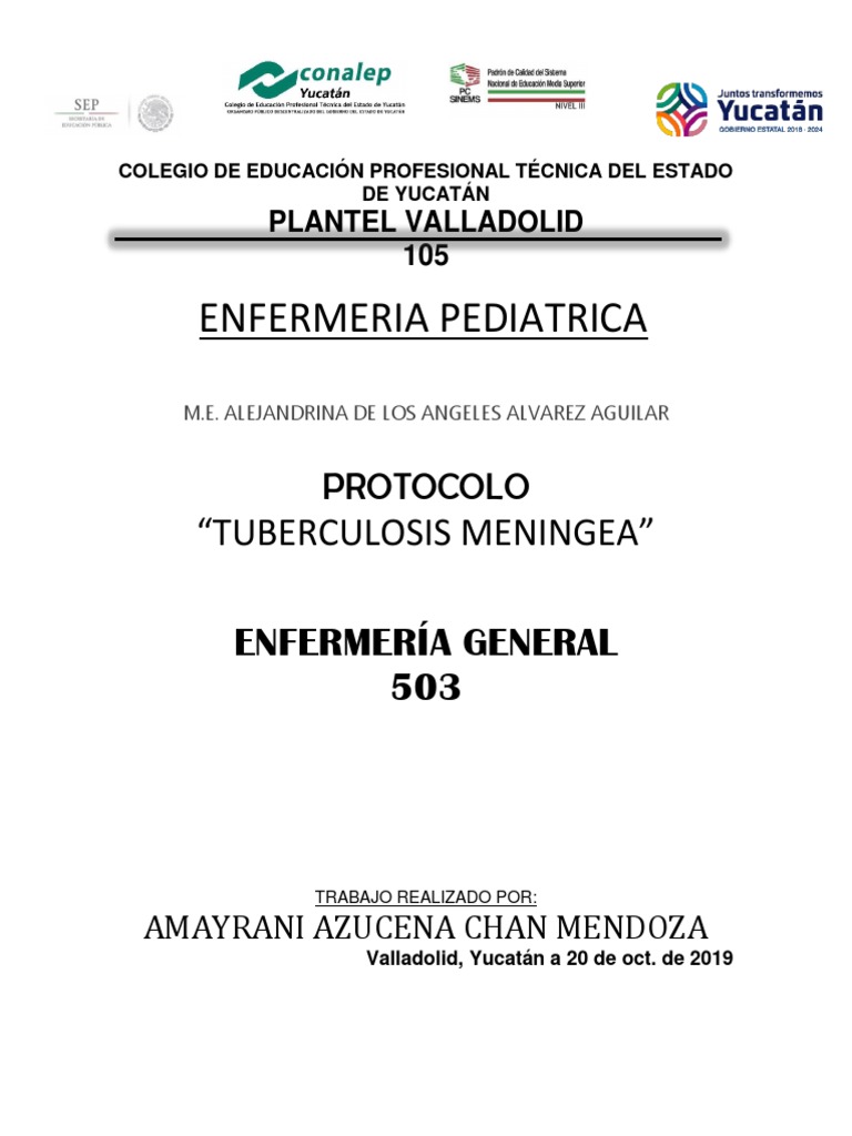 Tuberculosis Meningea. AACM | PDF | Tuberculosis | Meningitis