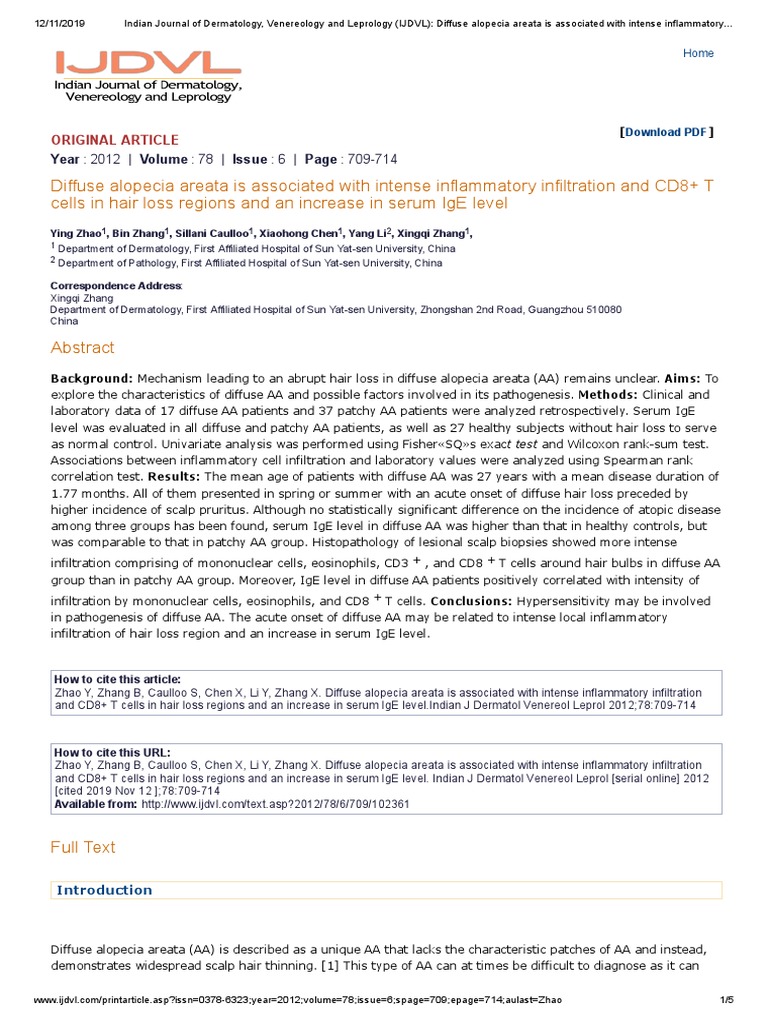 Indian Journal of Dermatology, Venereology and Leprology (IJDVL ...