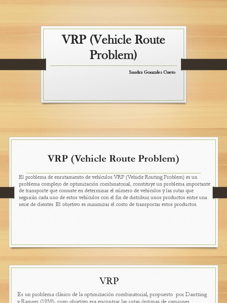 VRP (Vehicle Route Problem) | PDF | Áreas de informática | Algoritmos VRP (Vehicle Route Problem) | PDF | Áreas de informática | Algoritmos