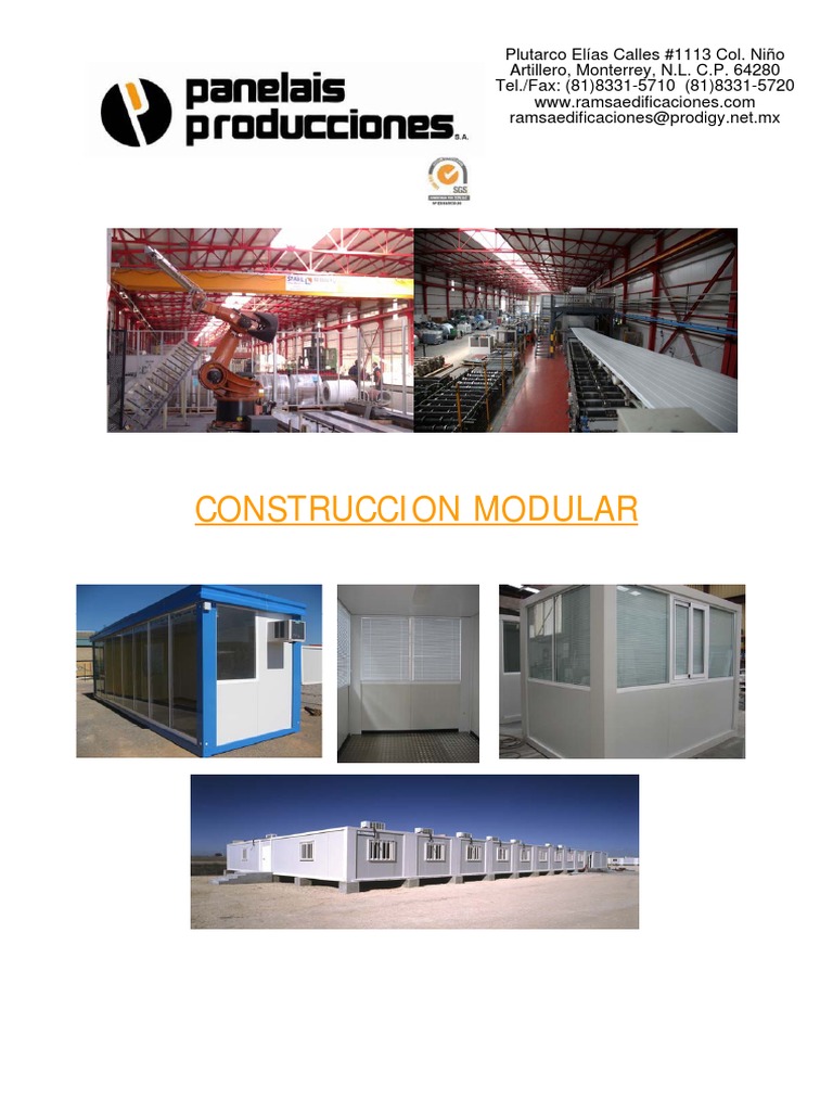 Modulos Prefabricados PDF | PDF | Aislamiento térmico | Ingeniería de ...