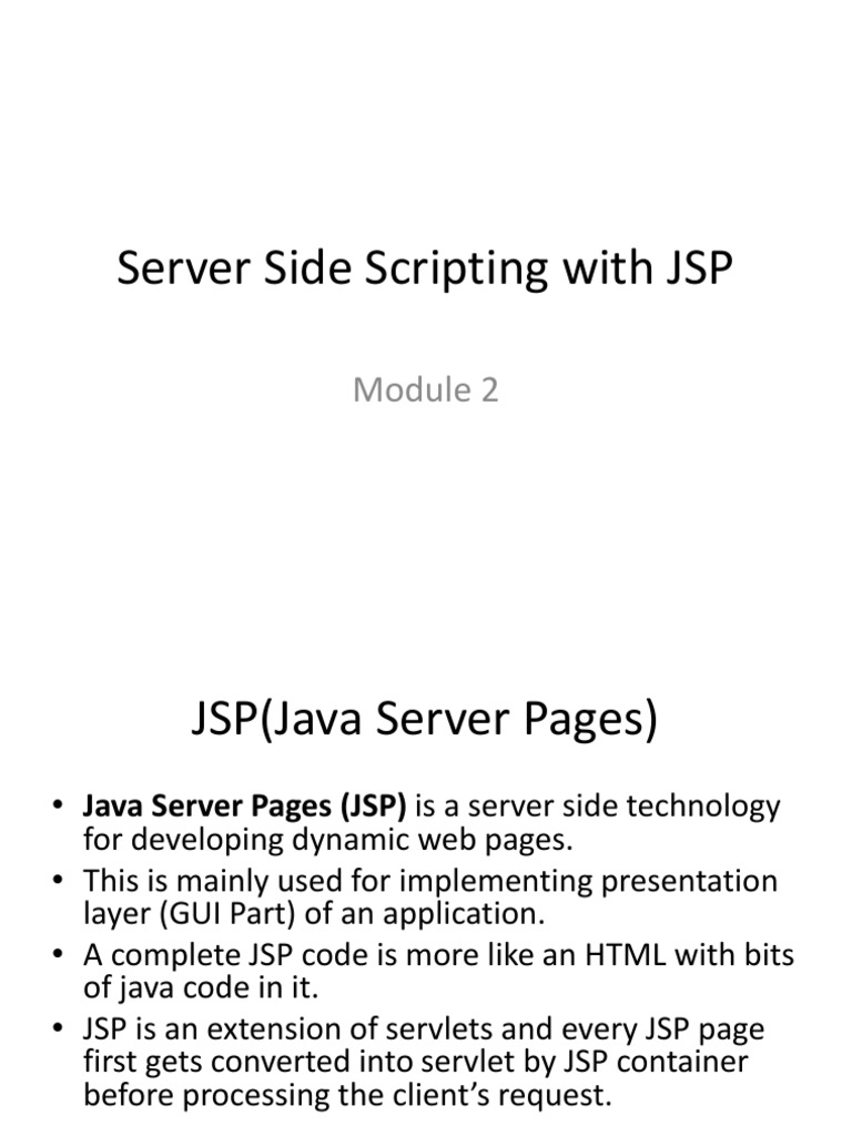 JSP Theory | PDF | Java Server Pages | Java Servlet