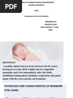 Newborn Baby Assessment NIPE OSCE Checklist Geeky Medics | PDF ...