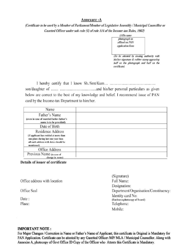 Annexure A PDF | PDF